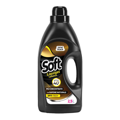 SOFT ΥΓΡΟ ΠΛΥΝΤΗΡΙΟΥ ΓIΑ ΜΑΥΡΑ ΡΟΥΧΑ 50MEZ 2.25LT
